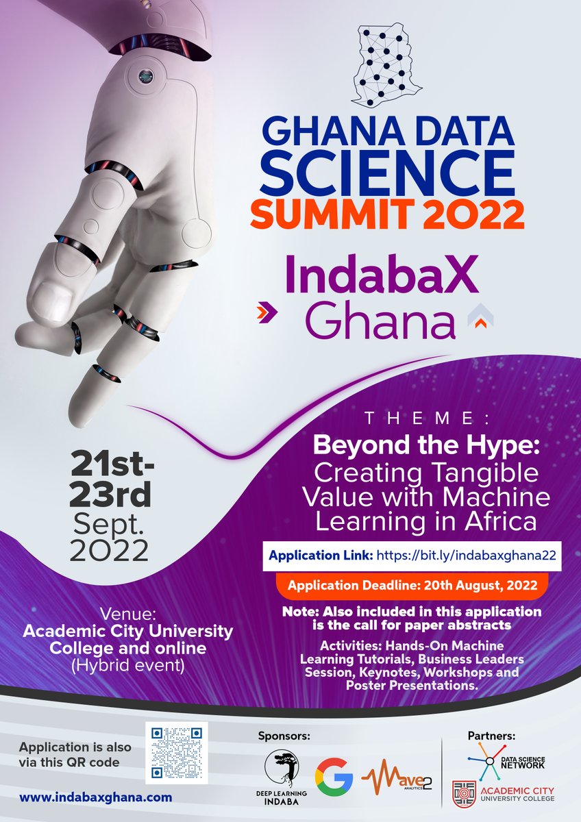 Ghana Data Science Summit 2022 (IndabaX Ghana) Hybrid Edition ...