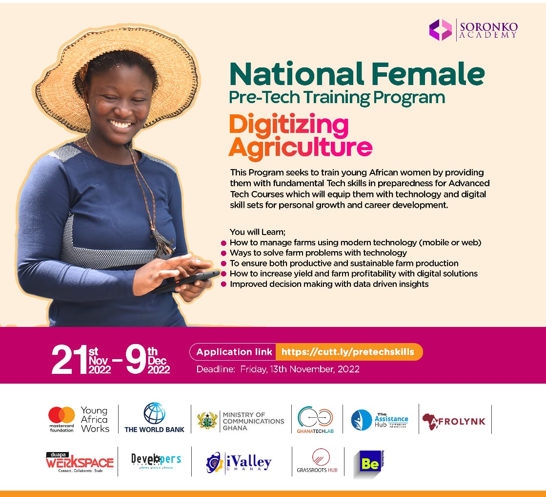 National Female Pre-Tech Training Program - GhScientific